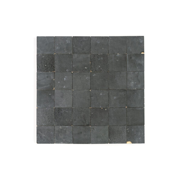 Black Zellige Tile | Carbone 2 x 2 | Paris Tile