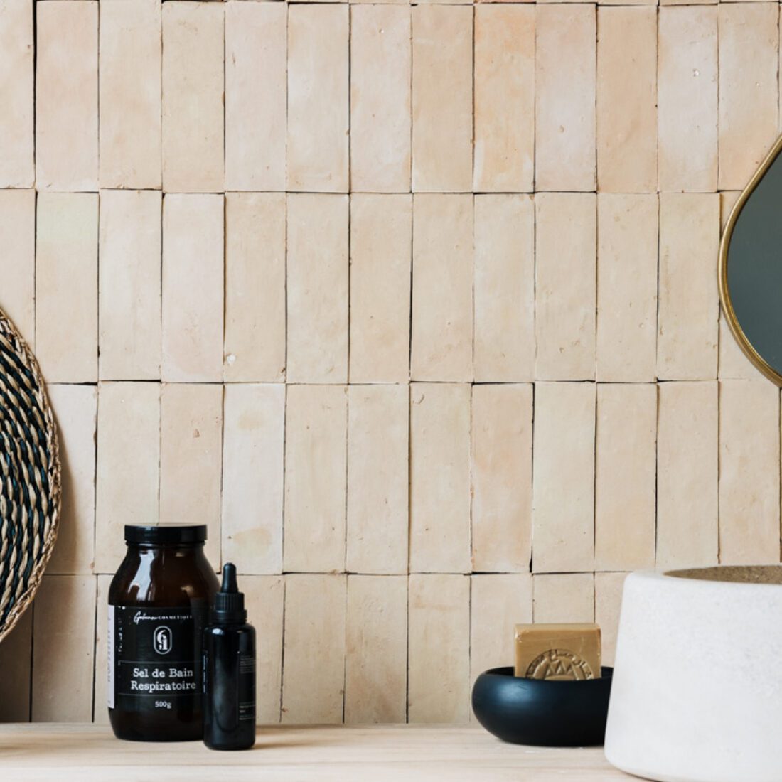 Unglazed Zellige Tile | Natural Unglazed 2 x 6 | Paris Tile